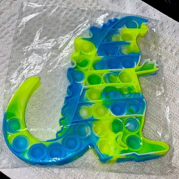 Toys | Fidget Poppit Dinosaur Shape | Poshmark